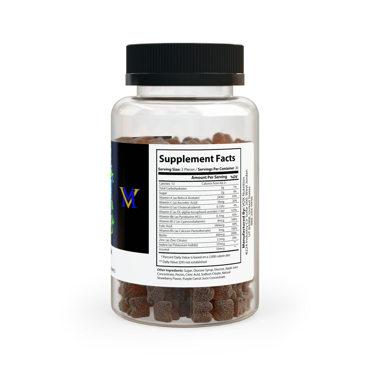 MyVybz Multivitamin Gummies for Adults (60 Gummies)